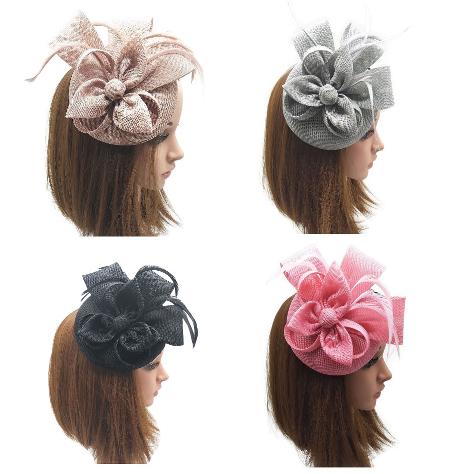 Handmade Fascinator Hat - (Choice of 4 Colours) - Your One Stop Wed Shop
